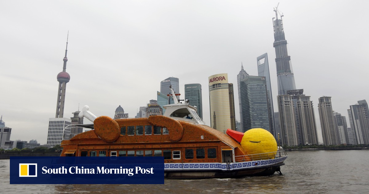 Shanghai ‘roasts’ the giant Rubber Duck | South China Morning Post