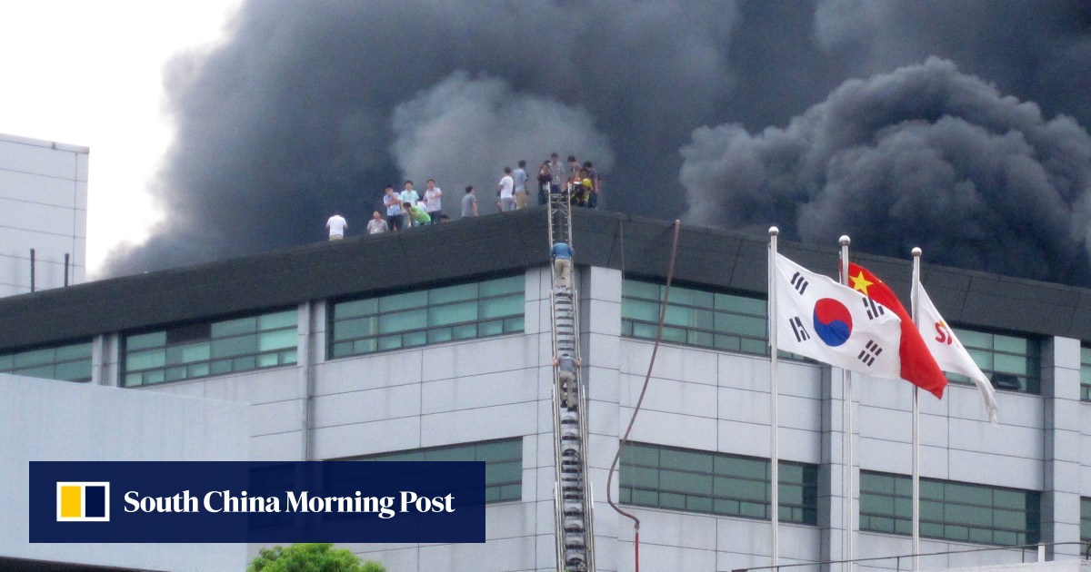 China fire rattles world chip supply chain | South China Morning Post