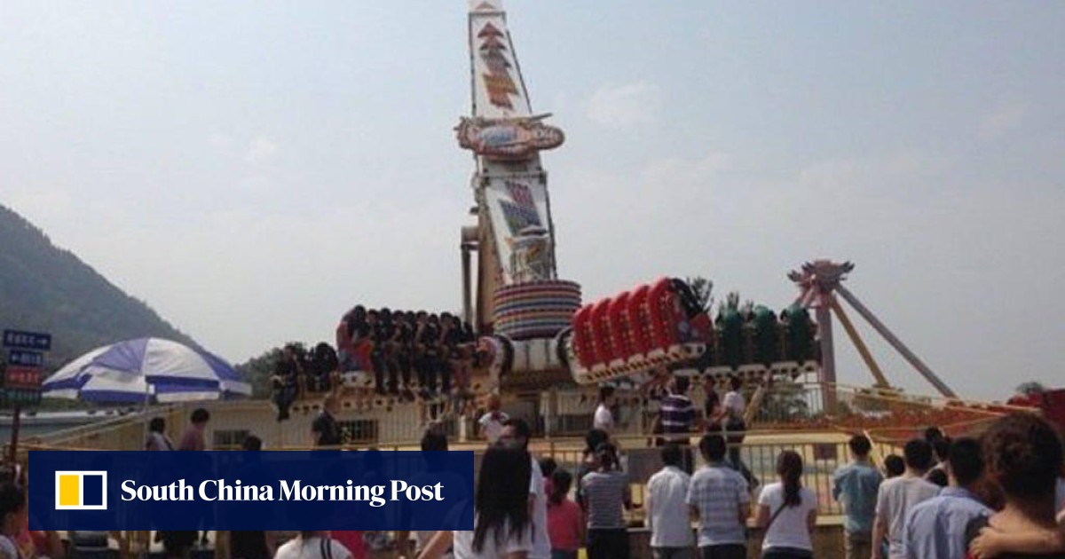 Three injured after being thrown from Xian amusement ride | South China ...