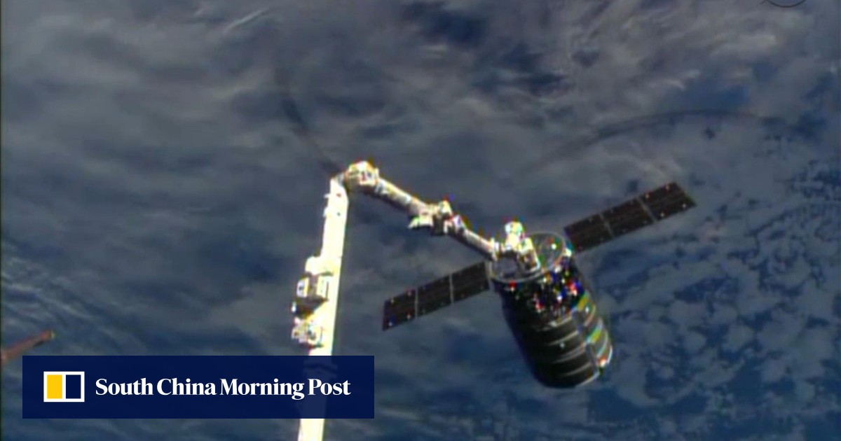 Nasa cargo ship Cygnus makes delivery to International Space Station ...