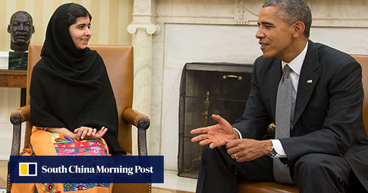 Nobel contender and education activist Malala Yousafzai visits the ...