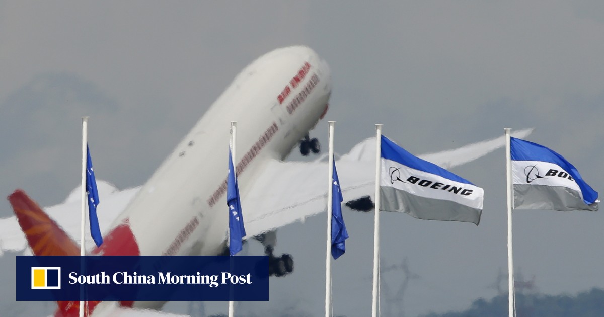 Body panel falls off Boeing 787 Dreamliner mid-flight | South China ...