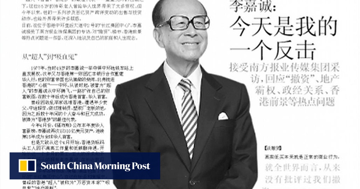 Li Ka-shing warns of threat to Hong Kong's core values | South China ...
