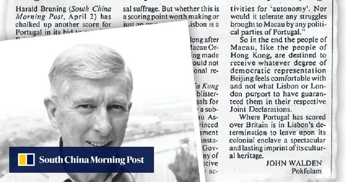 Hong Kong colonial officer and democracy advocate John Walden dies in ...