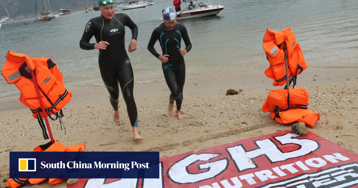 Youngsters steal the show at the Cold Half swim, off Hong Kong | South ...
