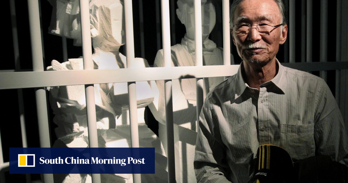 Taiwanese artist Ju Ming shows off his Living World work in Hong Kong ...