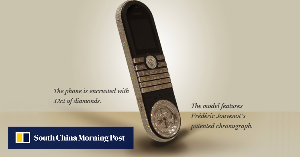 Goldvish’s HK$3.97 million phone, set in diamonds, comes with a ...