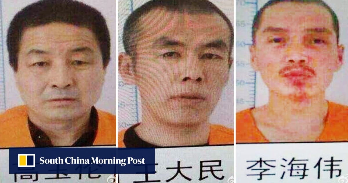 Video | Three fugitive Chinese prisoners caught on film strangling ...