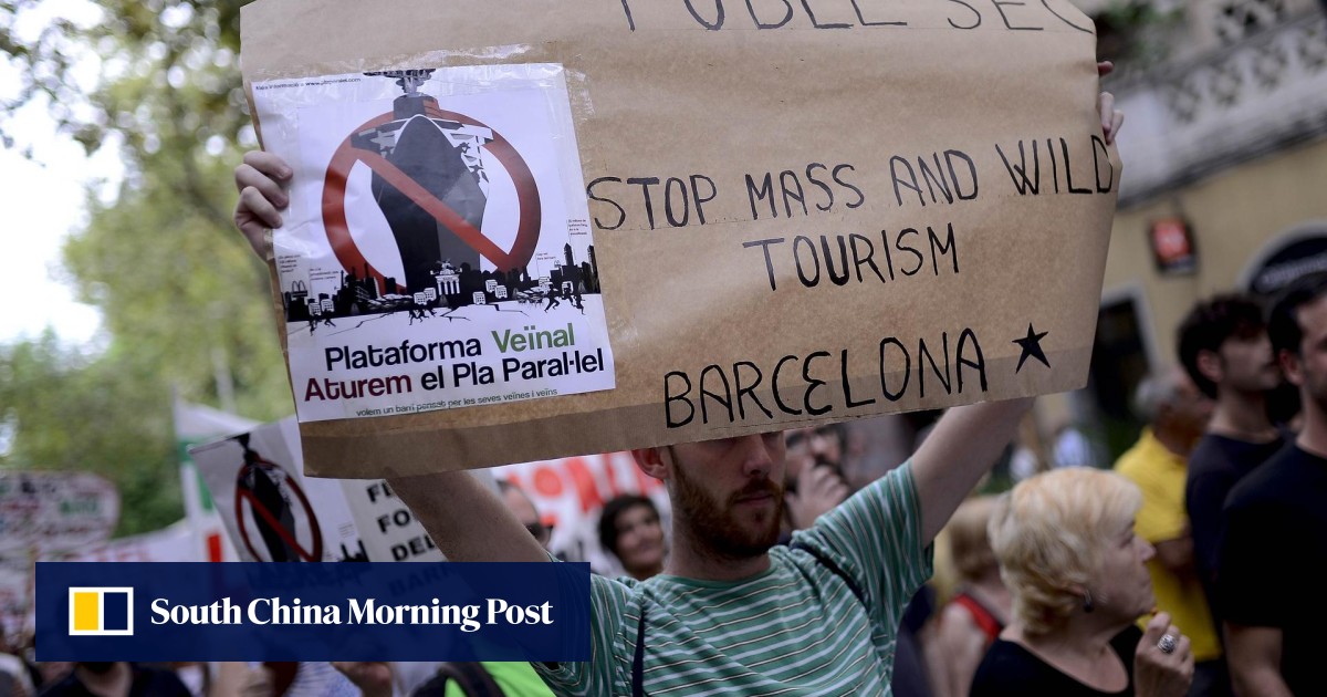 Backlash in Barcelona against tourist invasion | South China Morning Post
