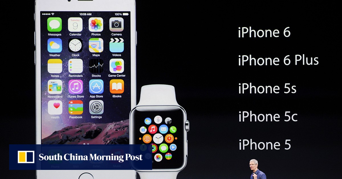 New | Apple unveils larger iPhones and smartwatch | South China Morning ...