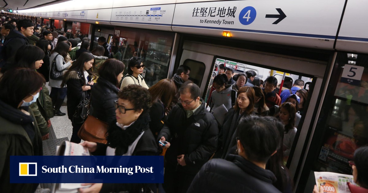 All aboard new MTR line as red minibus drivers suffer | South China ...