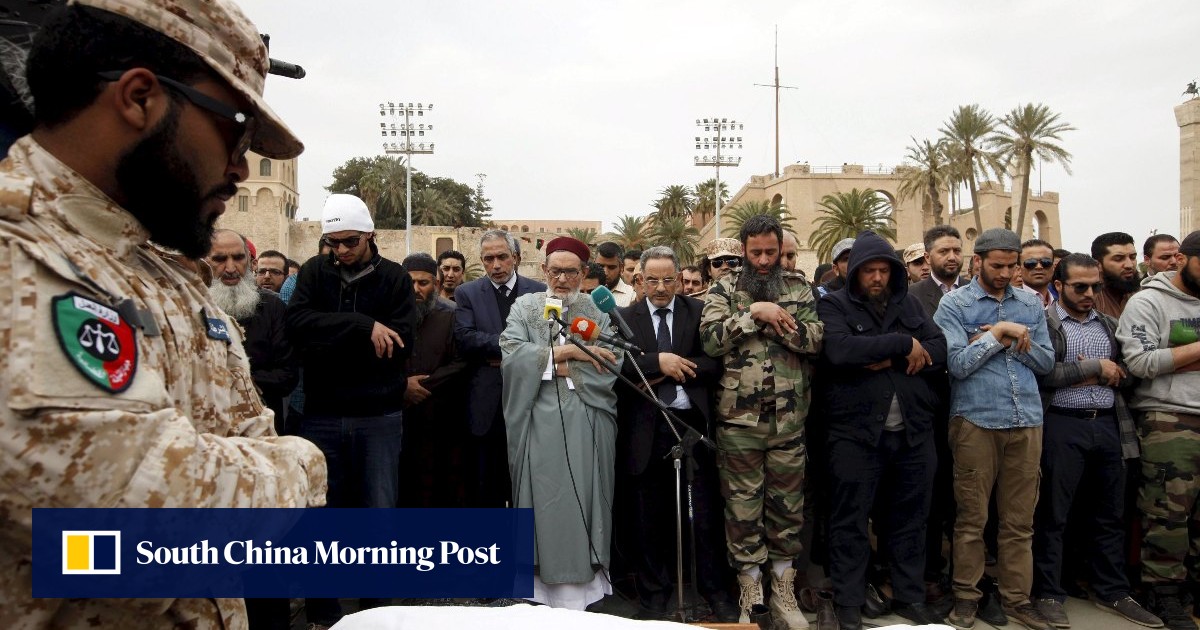 Libyan government carries outs airstrikes against insurgents in Tripoli ...