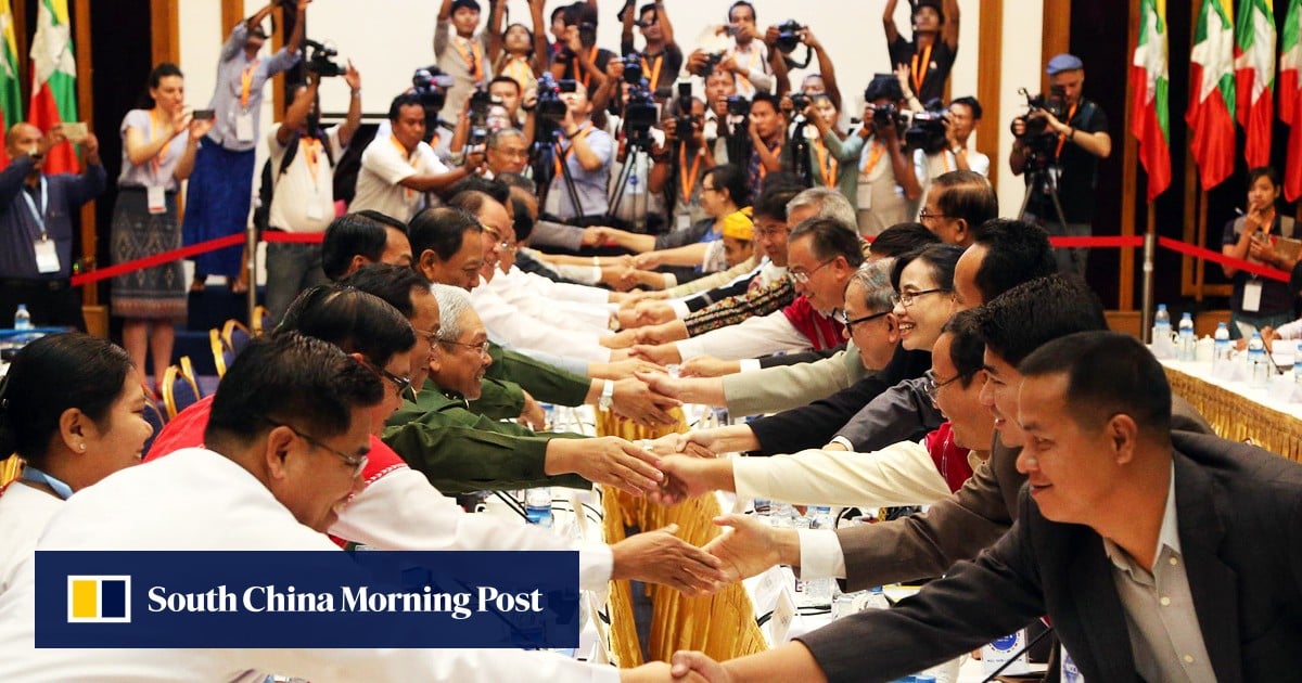 Peace negotiators in Myanmar reached a draft nationwide ceasefire deal ...