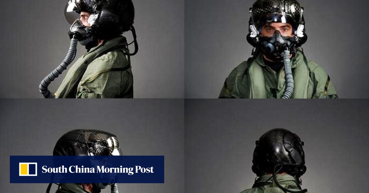 Space-age helmet for fighter jet pilots costs US$400,000 and links ...