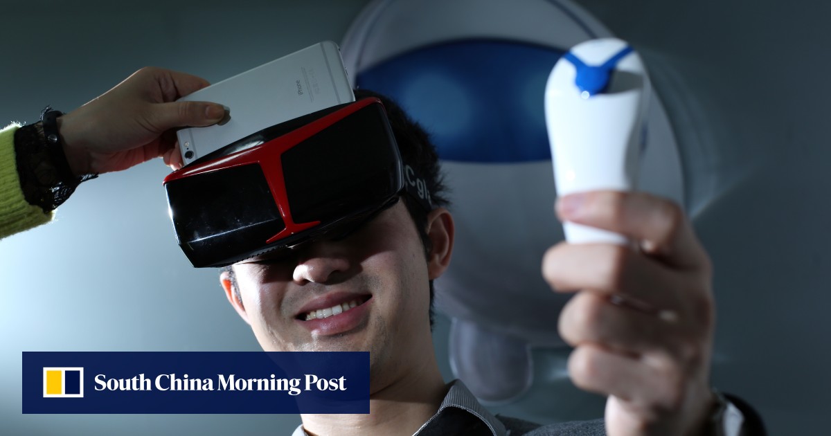 New | Chinese virtual reality headset includes motion sensors for ...