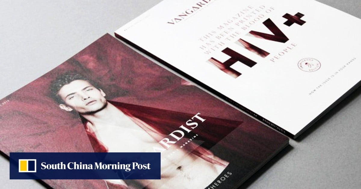 Men's magazine uses HIV-positive blood as ink to confront 'stigma ...