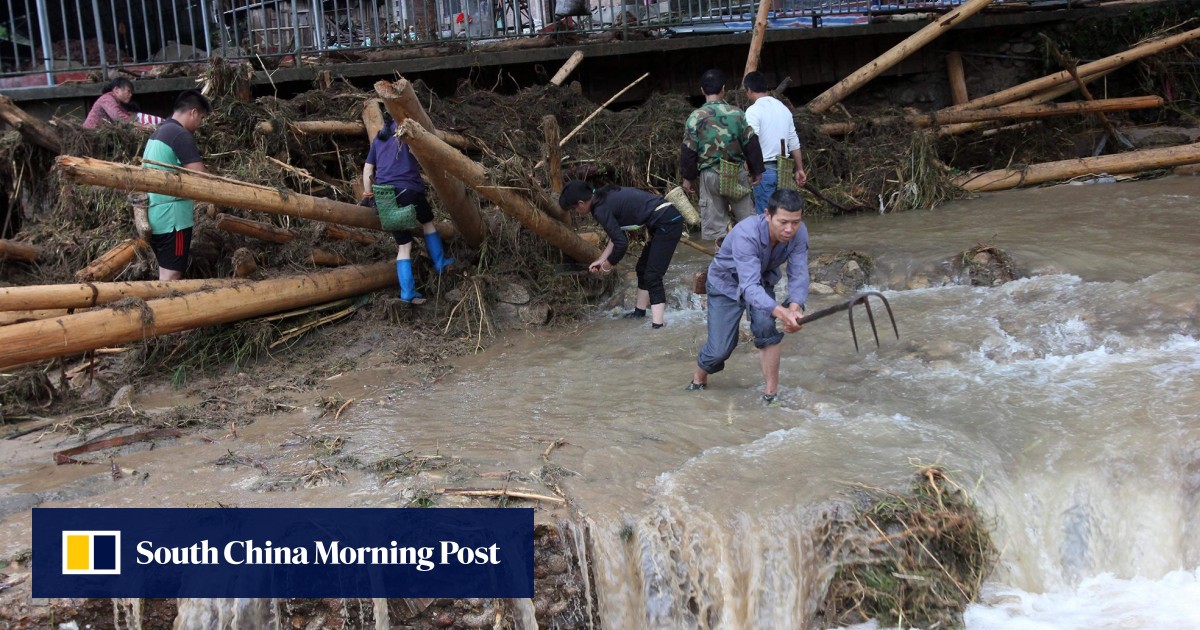 Three people killed by lightning as heavy rains flood Guangxi | South ...
