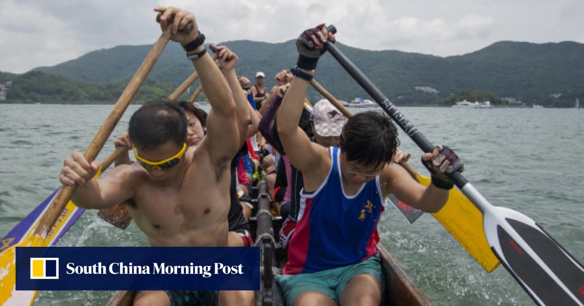 Training with a Hong Kong dragon boat team gives you a full-body ...