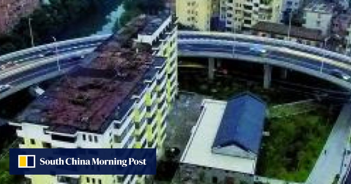 Chinese families refuse to move out of homes after tower block ...