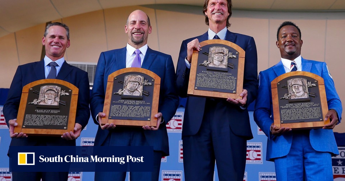 'The Big Unit' joins the legends at baseball's Hall of Fame | South ...