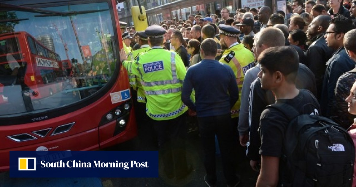 Tubular hell: Underground strike hits London as workers protest plans ...