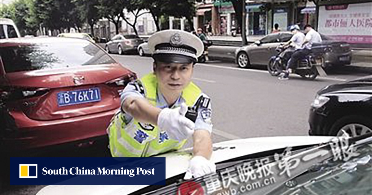 Chinese cop jumps on bonnet of speeding car to arrest drug-addled ...