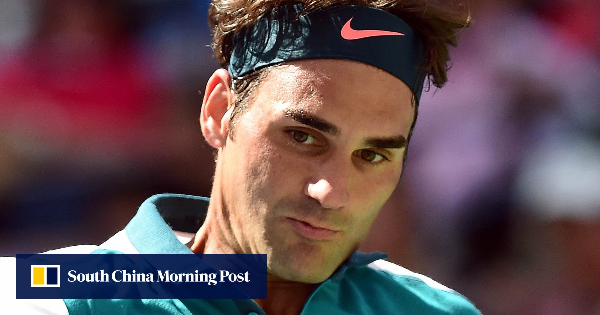 A cut above: Roger Federer demonstrates devastating new ‘Sabre’ weapon ...