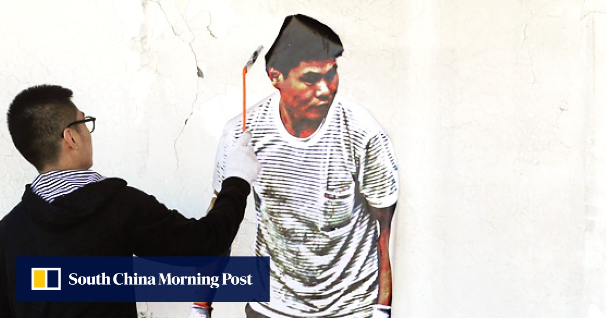 Chinese street artist finds perfect canvas to show city's rapid ...