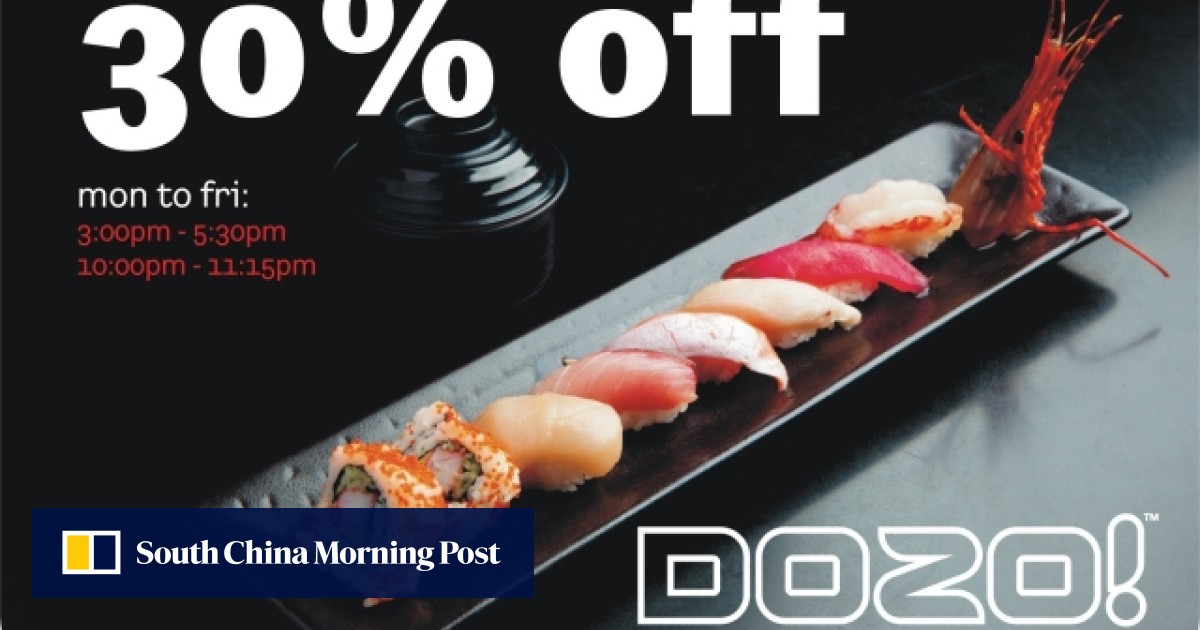 30% Off Your Bill at Dozo! | South China Morning Post