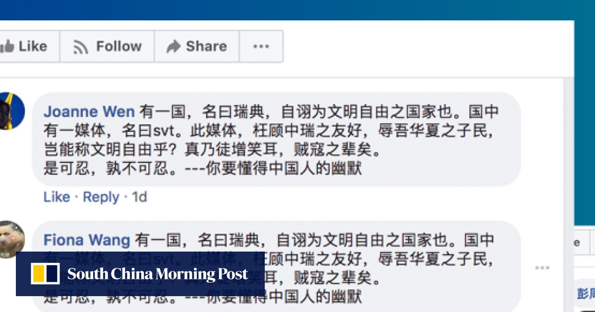 How China’s army of online trolls turned on Sweden | South China ...