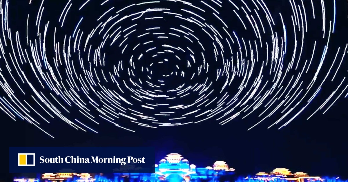 500 drones put on a light show for Mid-Autumn Festival | South China ...