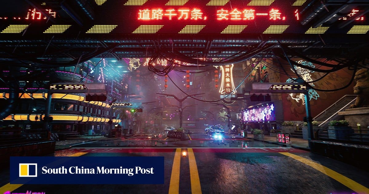 This cyberpunk Chinese city was made by one person | South China ...