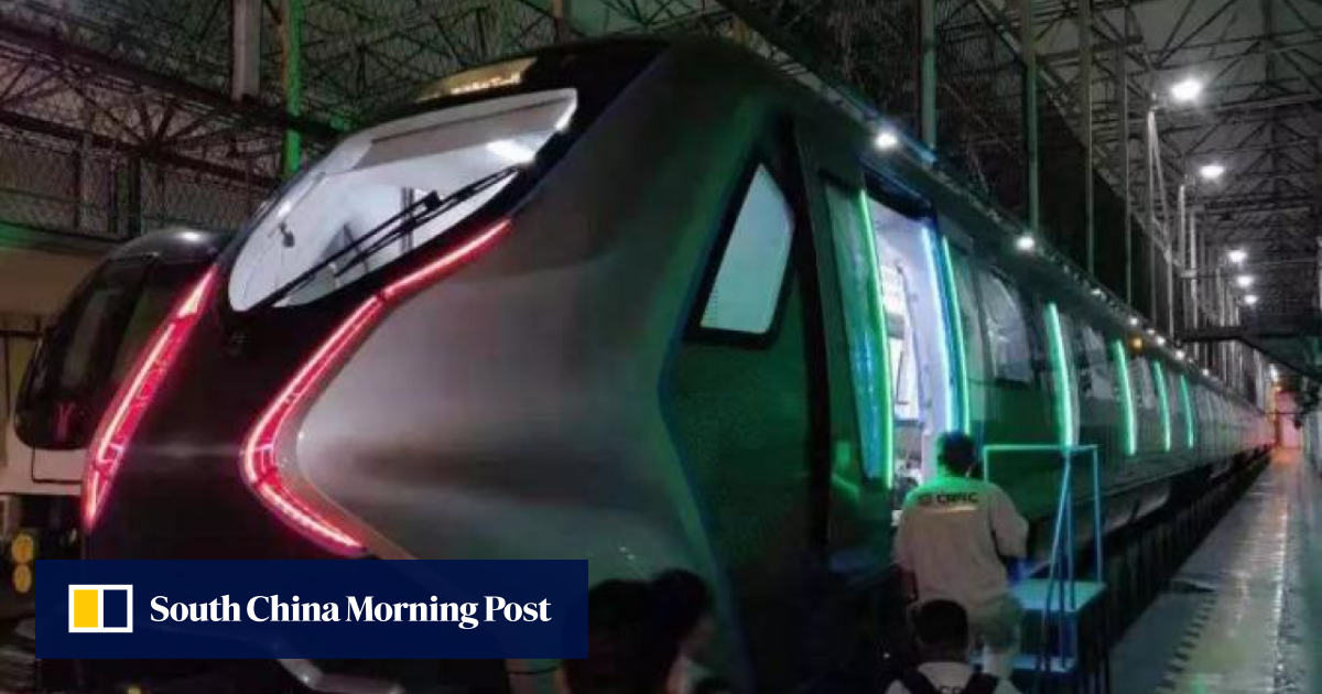 China tests next-gen subway train with touch-panel windows | South ...