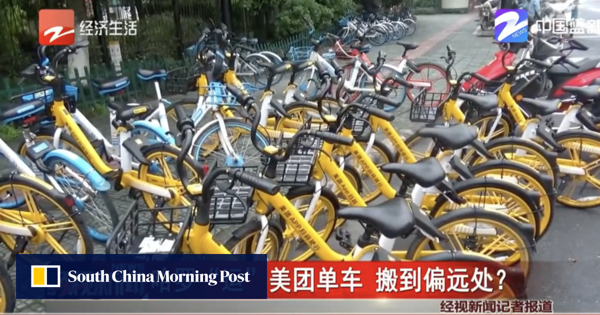 China’s Hellobike denies removing rival Meituan’s bikes from a street ...