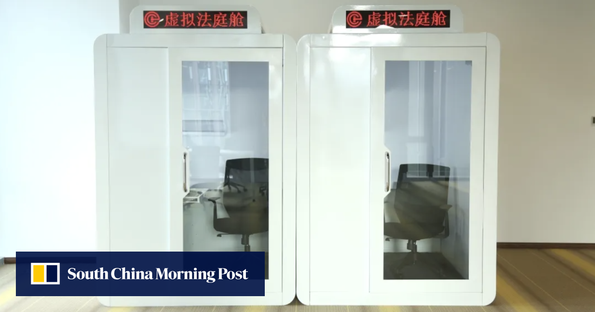 Judges can now hold hearings in Beijing’s tiny ‘virtual court cabins ...