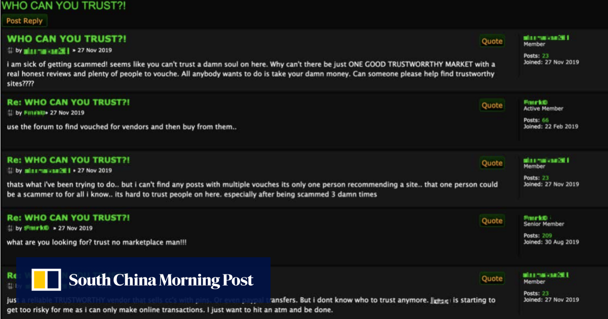 No honor among thieves: Why the dark web is having a trust crisis ...