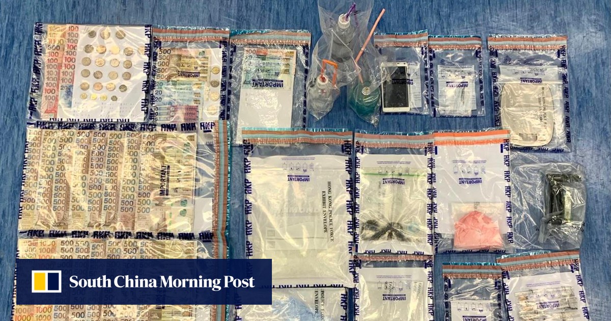 Police seize HK$1.5 million worth of suspected illegal drugs and arrest three men during raid on ...