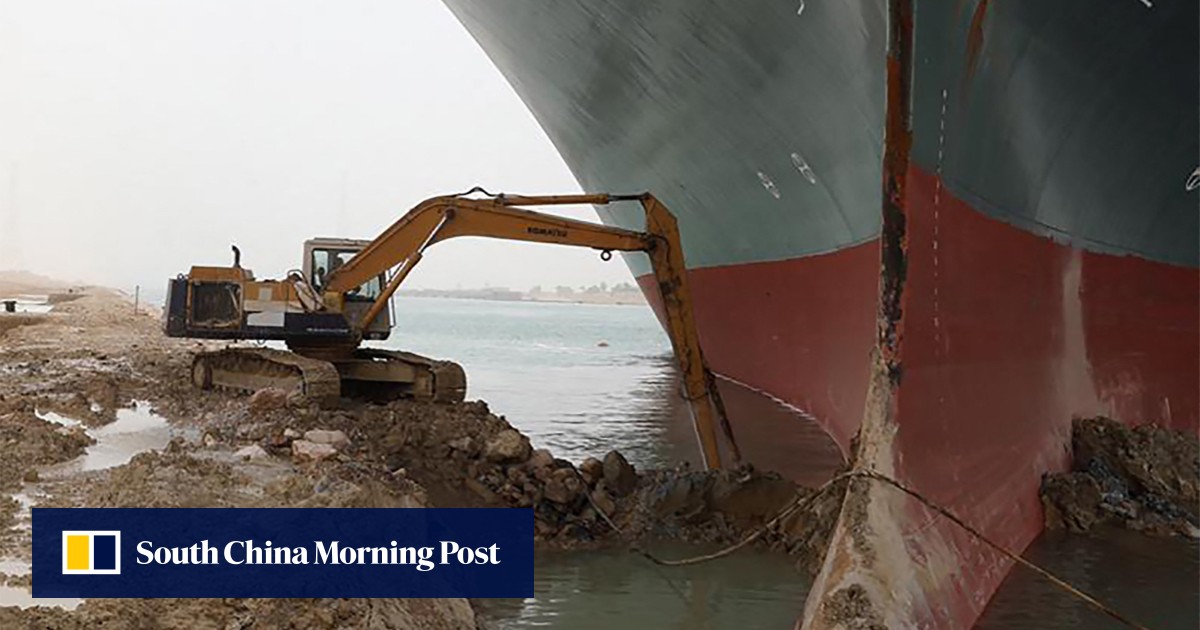 Suez Canal: epic mission to free Ever Given ship sparks flood of memes ...