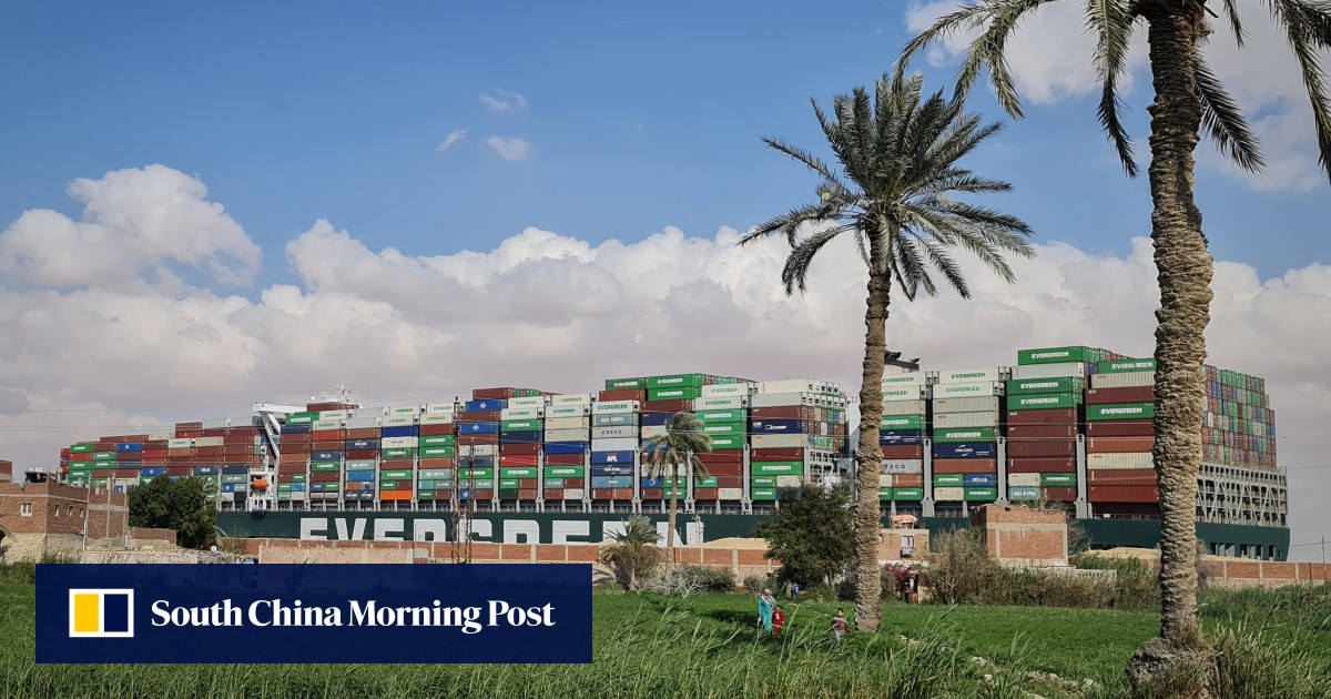 Suez Canal crisis: plan to refloat Ever Given ship using tide movements ...