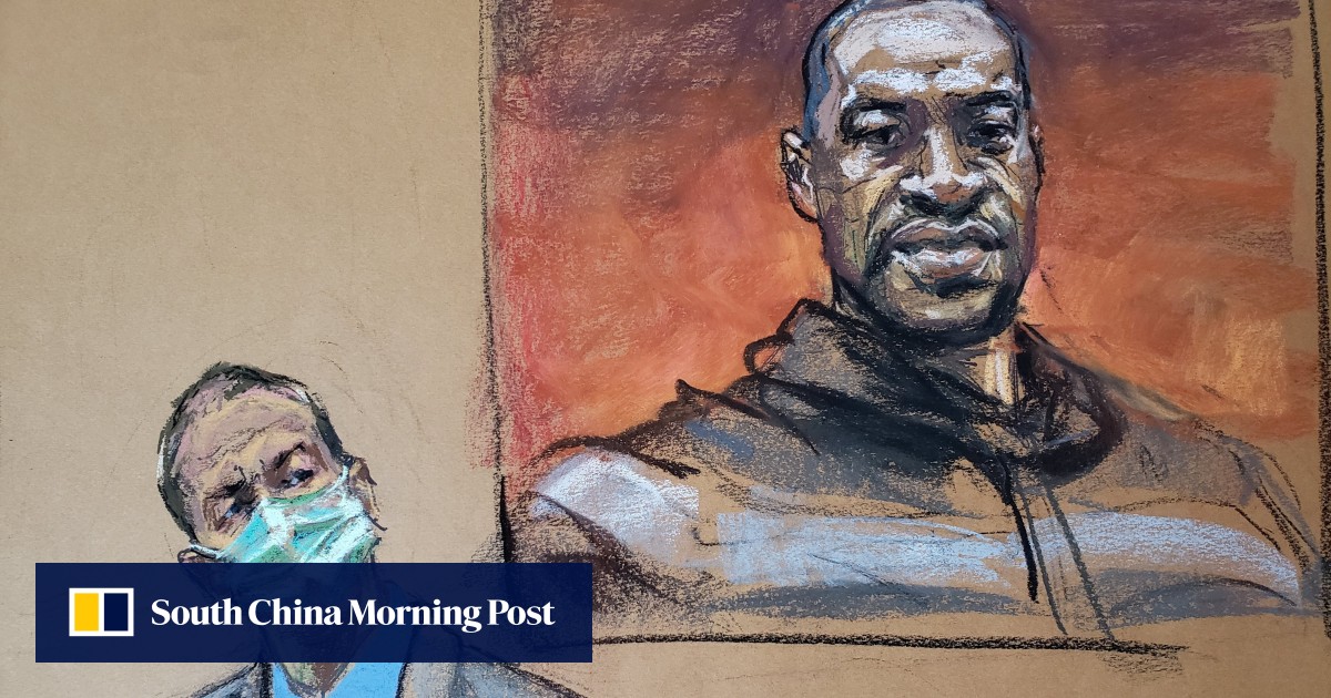 Gasping for breath: jurors shown footage of George Floyd struggling to ...