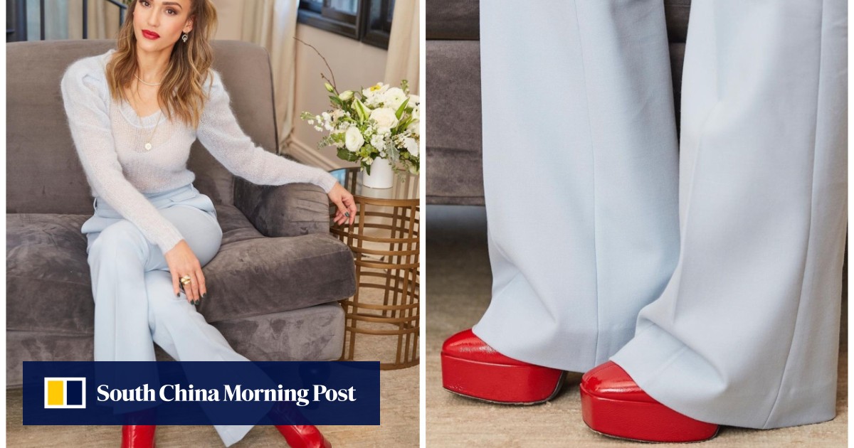 Hop on the red shoe trend like Jessica Alba and Hailey Baldwin: 5 show ...