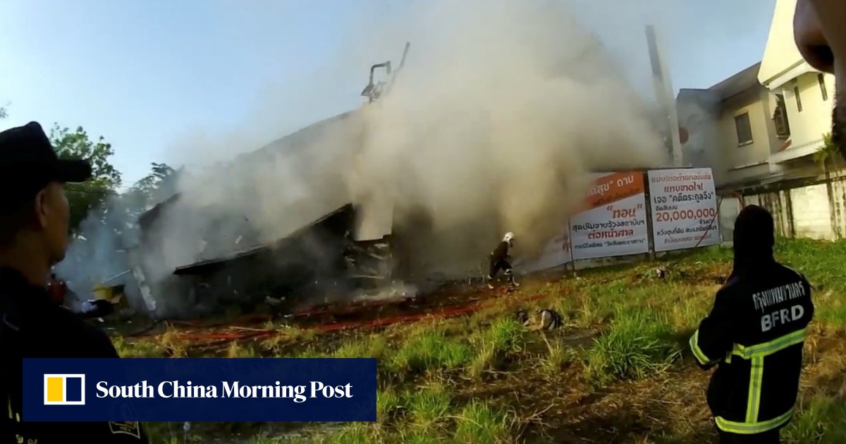 Five people killed in Bangkok fire as three-storey building collapses ...