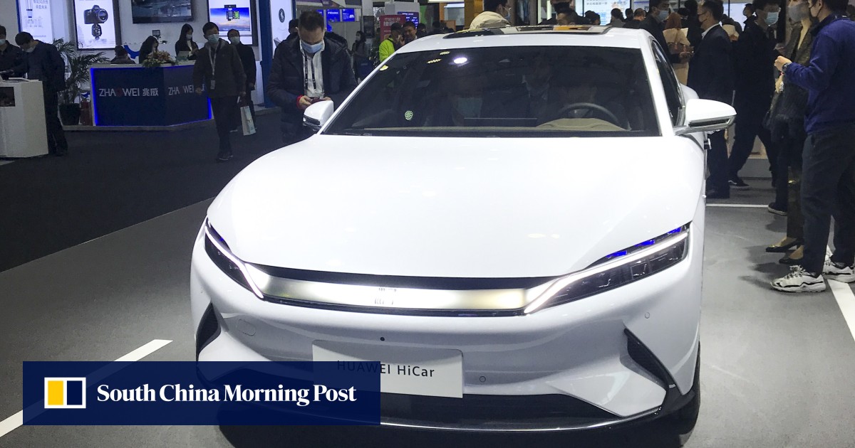 Huawei revs up drive for 5G-equipped smart electric cars with launch of Arcfox luxury sedan ...