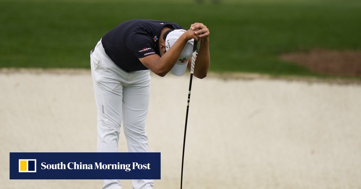 Masters 2021: Kim si-woo still in the mix despite putting with 3-wood ...