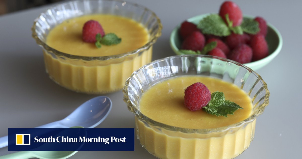How to make classic Cantonese mango pudding – with a bonus mango sorbet ...