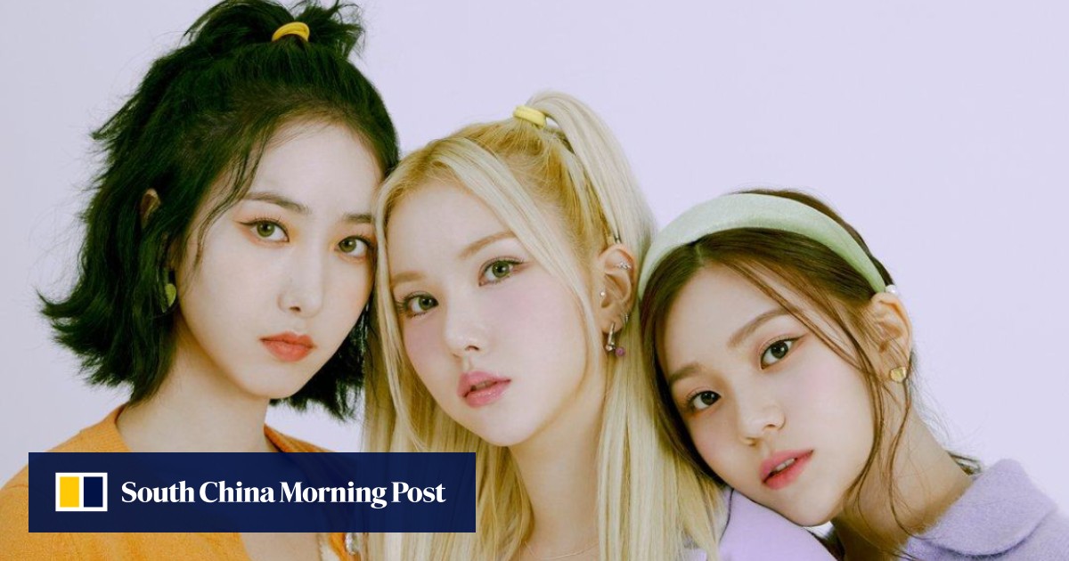 Three members of disbanded K-pop group Gfriend, Eunha, SinB and Umji ...