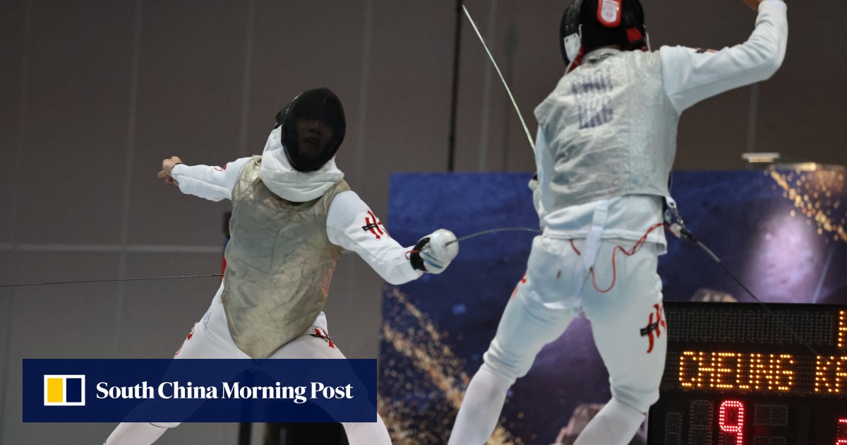 Olympic champion Edgar Cheung Ka-long mobbed by fans after Hong Kong ...