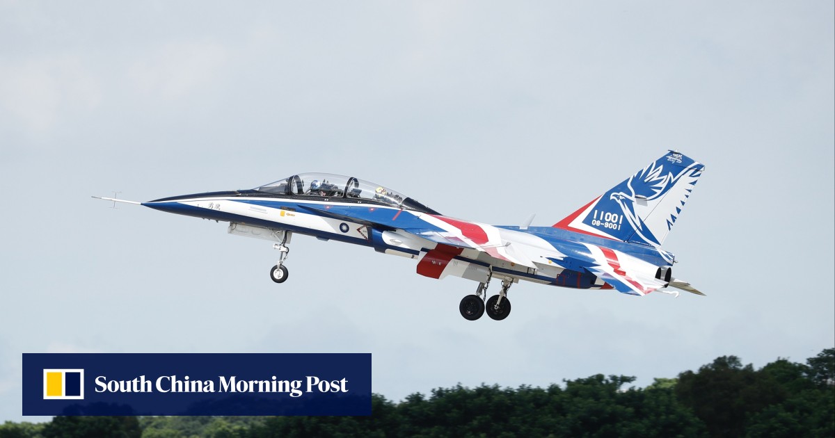 Taiwan’s air force gets second Brave Eagle jet trainer as cross-strait ...