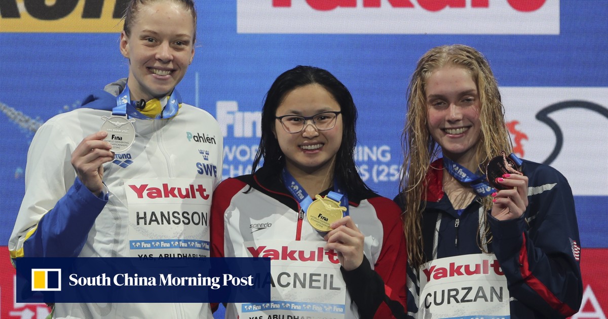 Canadian-Chinese swimmer Maggie MacNeil smashes backstroke world record ...