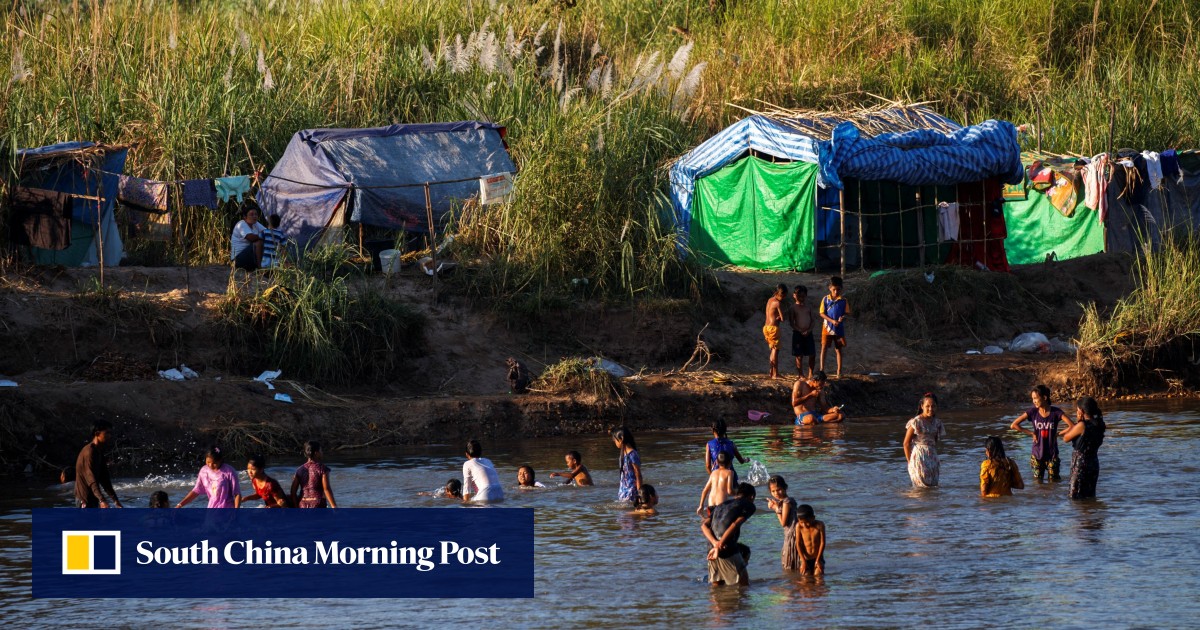 Myanmar villagers seek ‘freedom’ from violence as thousands set up camp ...